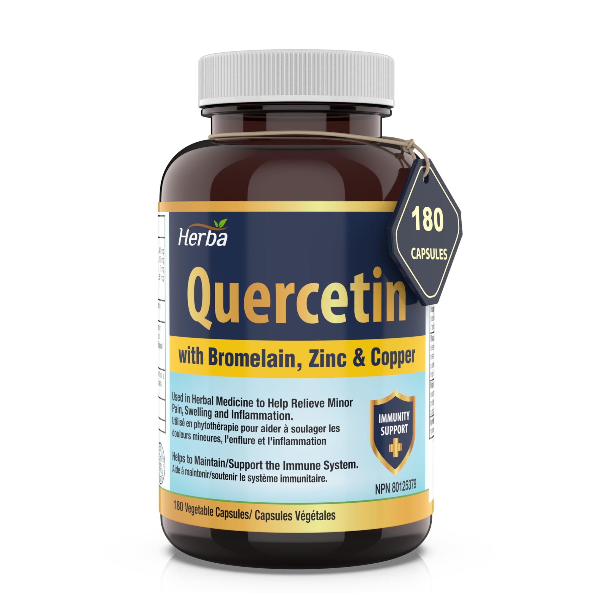 Herba Quercetin with Bromelain, Zinc & Copper - 180 Capsules