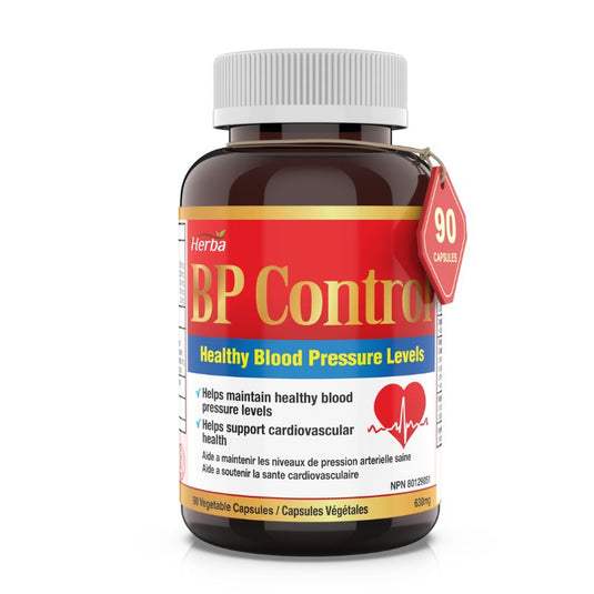 BP Control - 90 Capsules | Blood Pressure Support Supplement – Herba