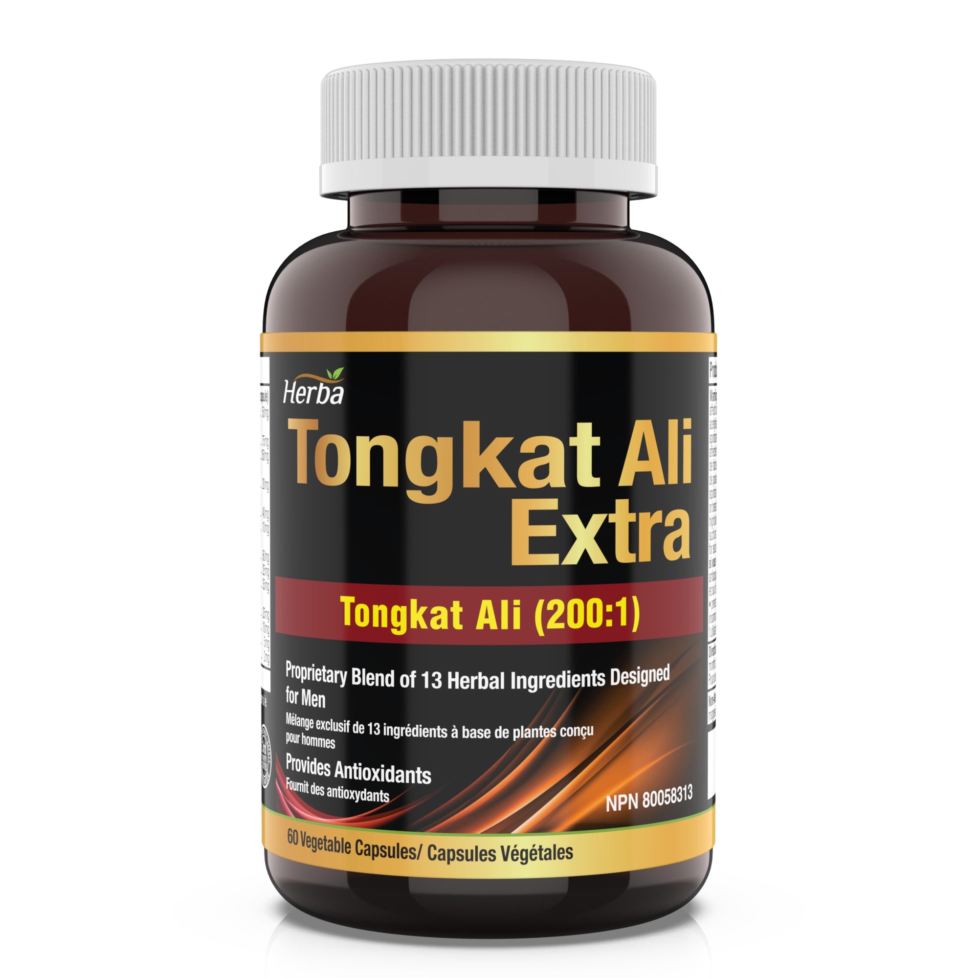Tongkat Ali Supplement 200:1 - Made in Canada | 60 Capsules | Propriet ...