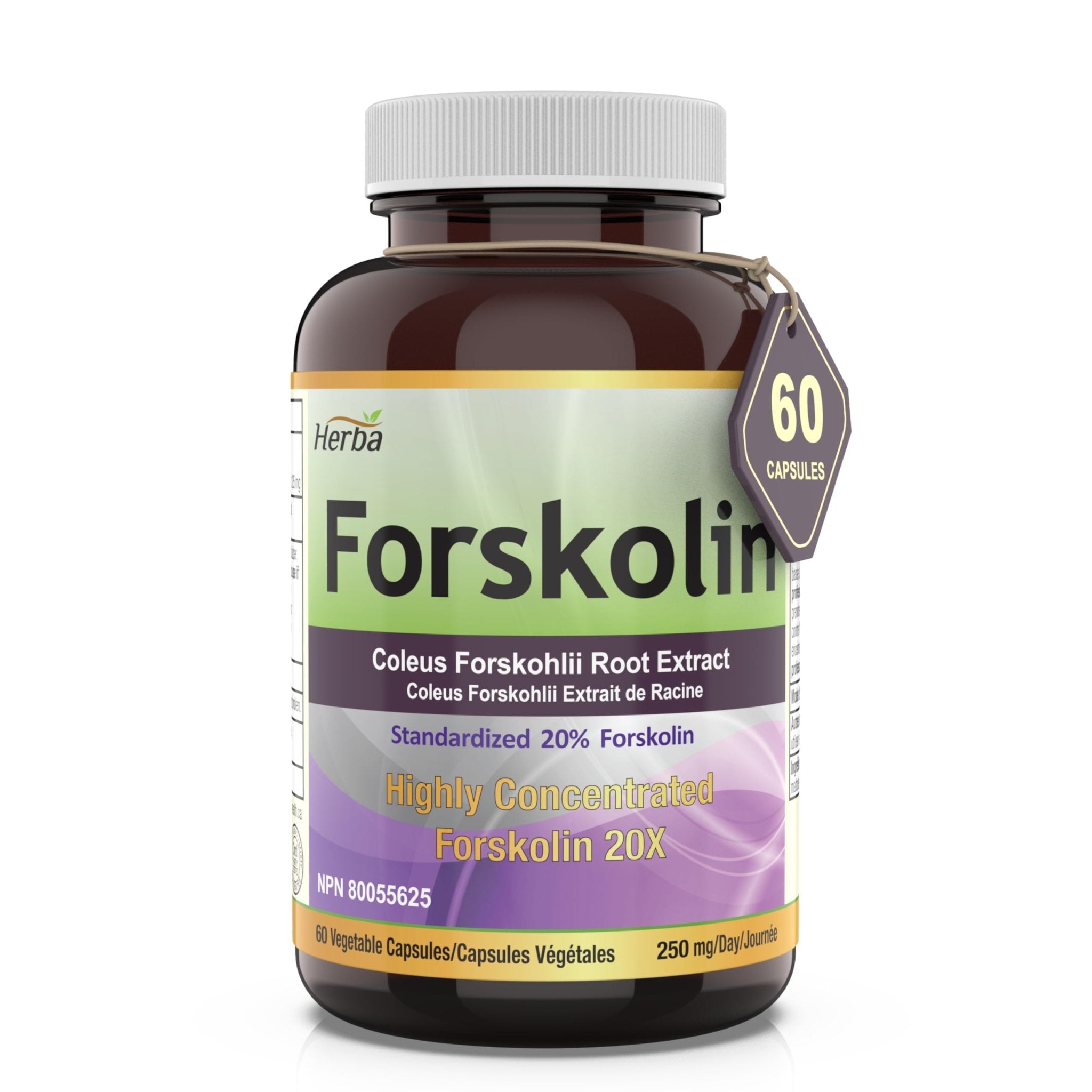 Forskolin Supplements - 125mg, 60 Vegetable Capsules- Forskolin Extrac ...