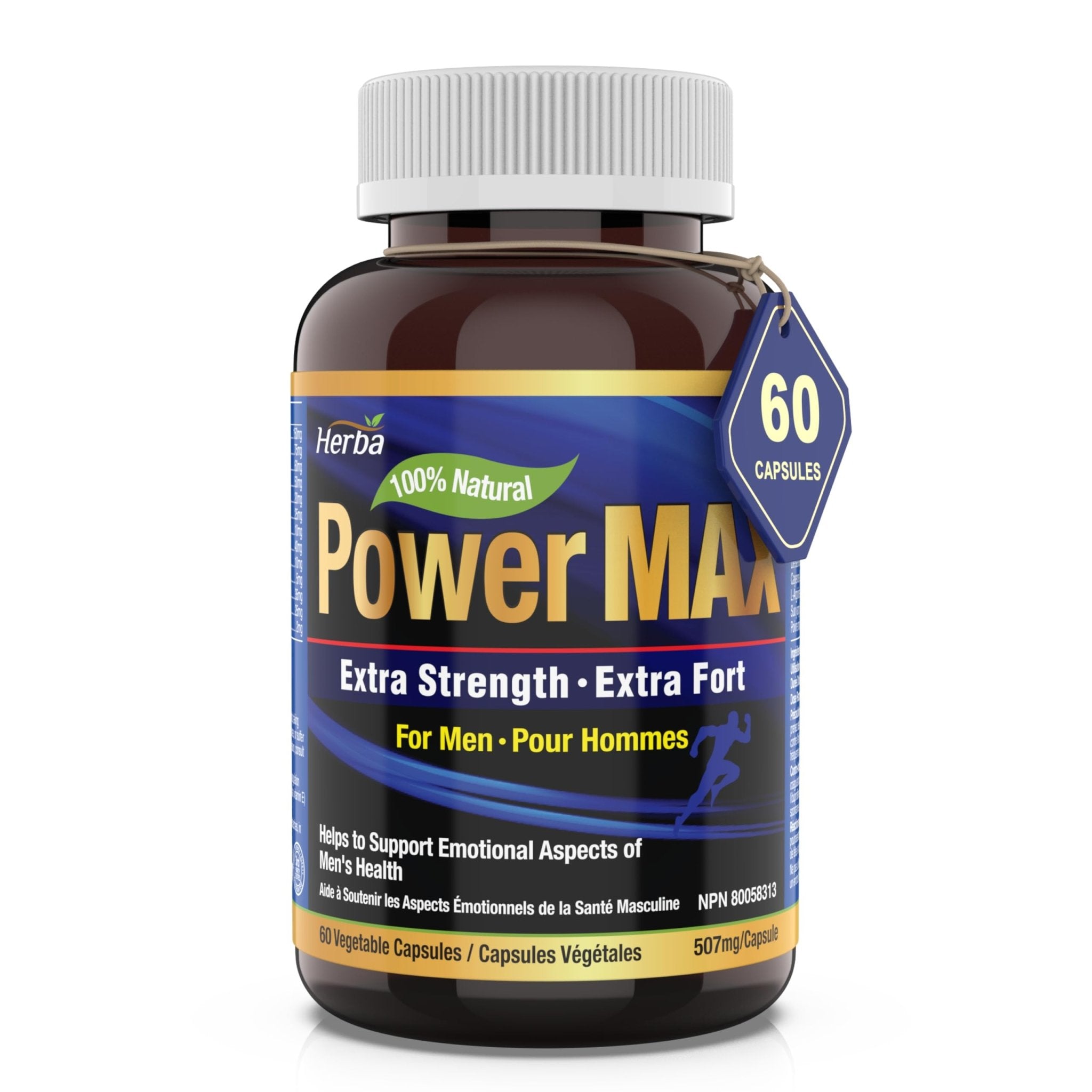 Power Max - 60 Capsules | Tongkat Ali, Maca, Tribulus, Panax Ginseng a ...